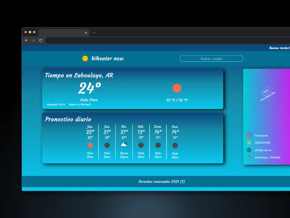 Fran Giachero || Desarrollador web